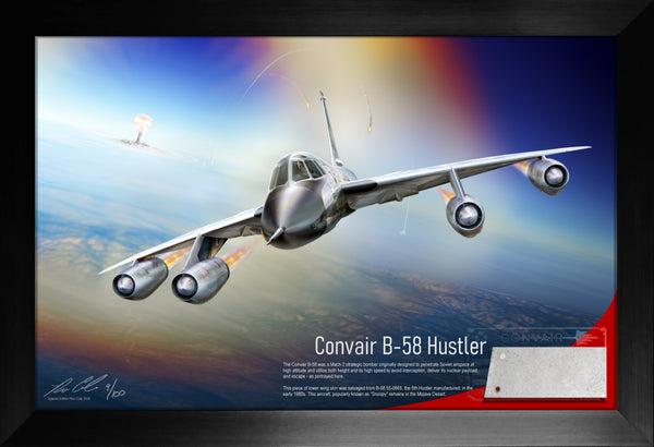 Convair B-58 Hustler (s/n 55-0665) Relic Display by Ron Cole