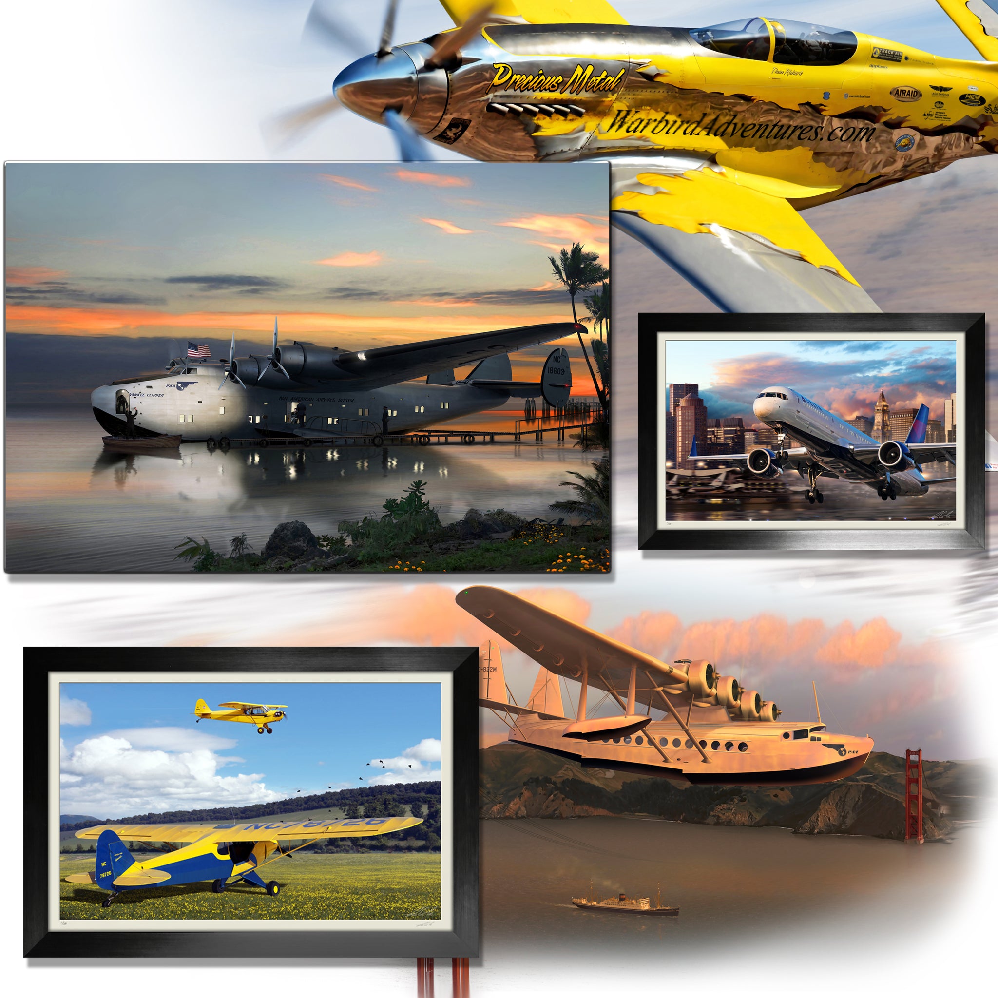 Aviation & Aircraft Relic Art | Airplane Paintings & Automotive Art