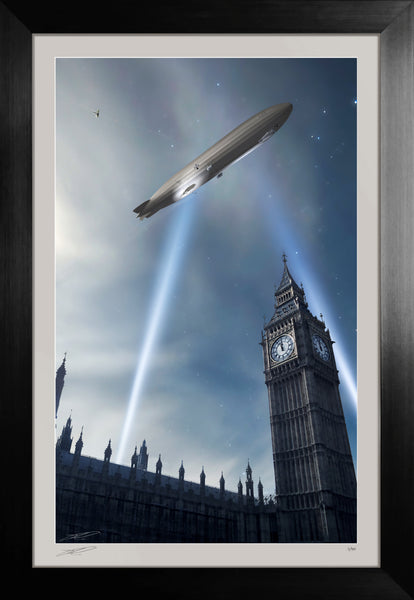 German Zeppelin L33 Raid Upon London, by Ron Cole