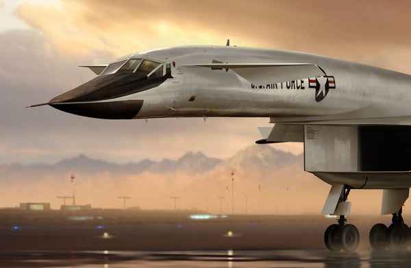North American XB-70 Valkyrie Honeycomb Laminate Skin Relic Display
